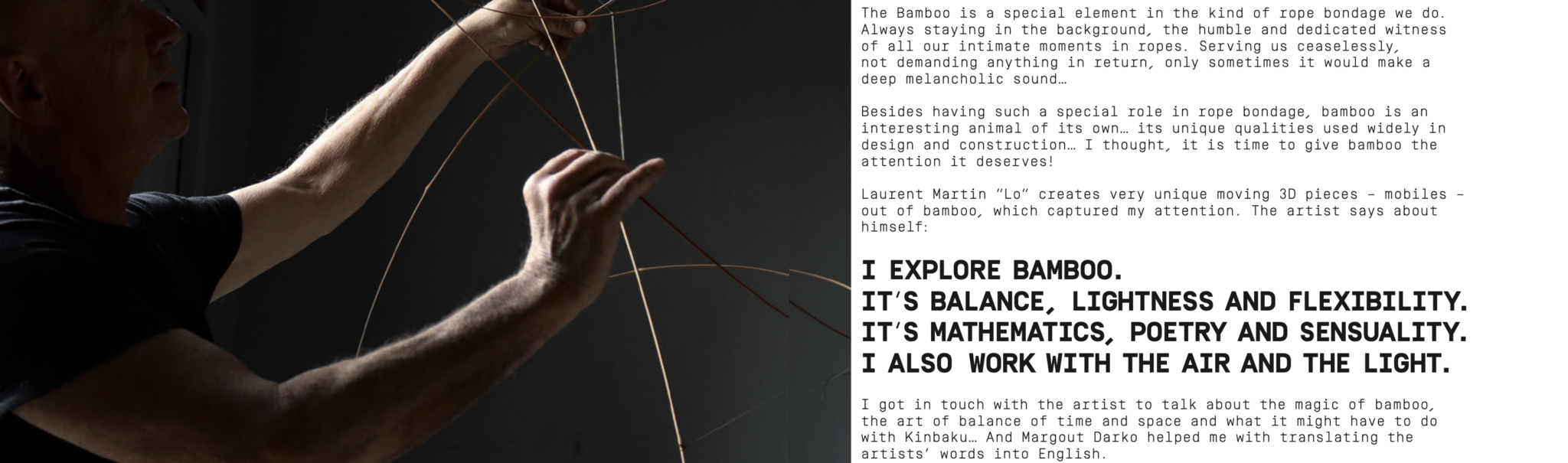 Kinbaku As A Craft Based Art Kinbaku Society Of Berlin